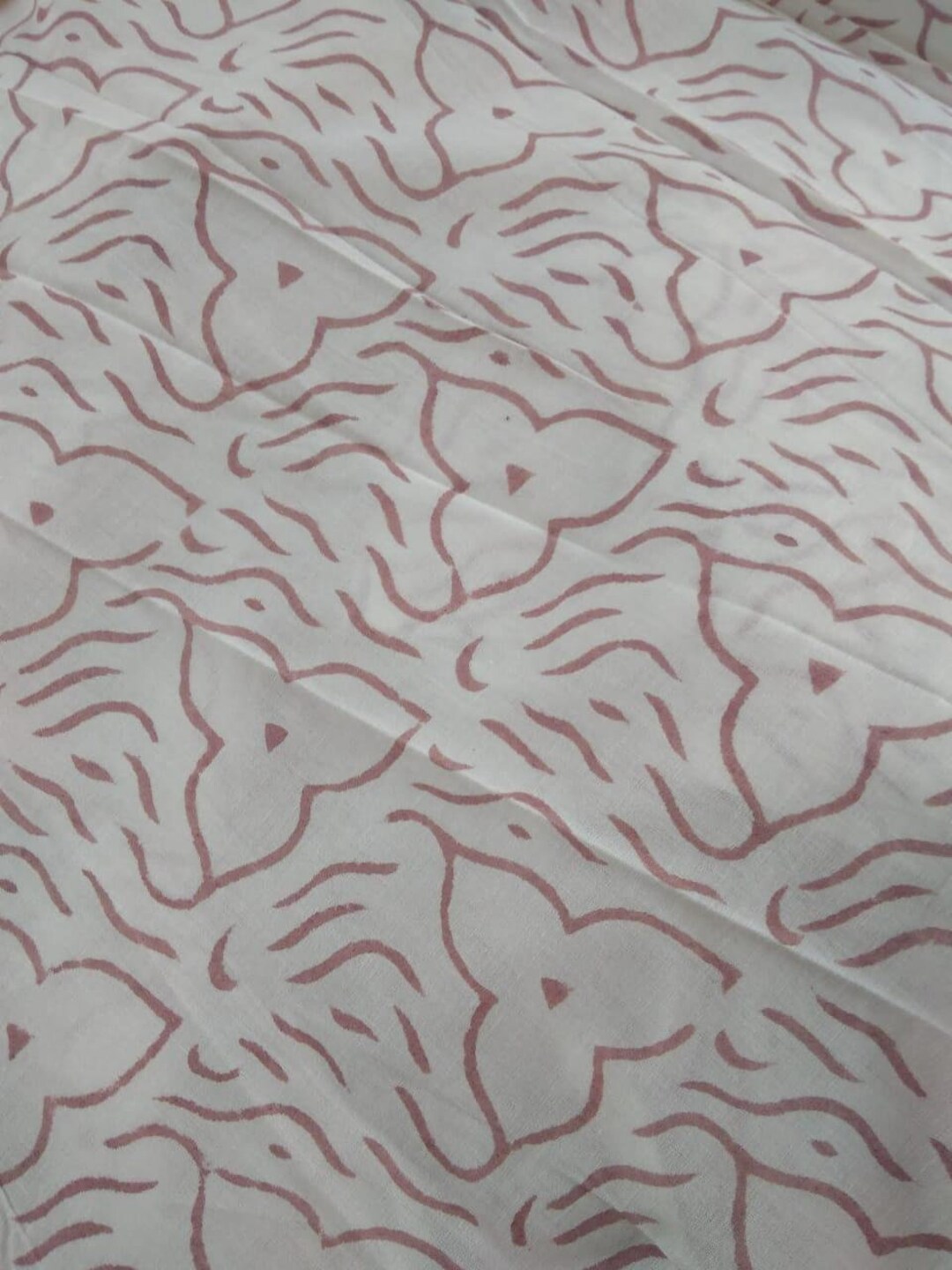 Natural Earthy Color Floral Print Fabric Voile Fabric India - Etsy