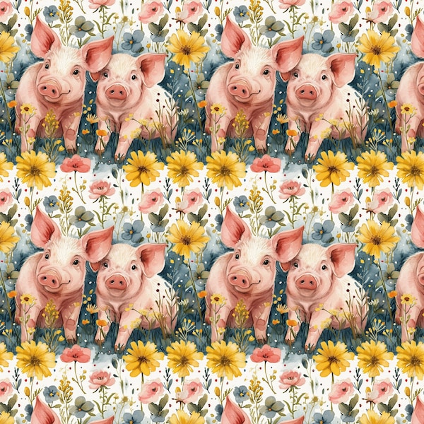 Pig Fabric - Etsy