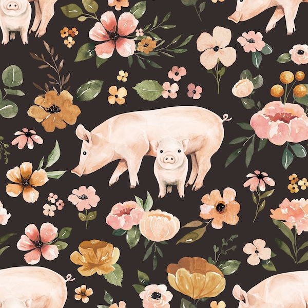 Pig Fabric - Etsy
