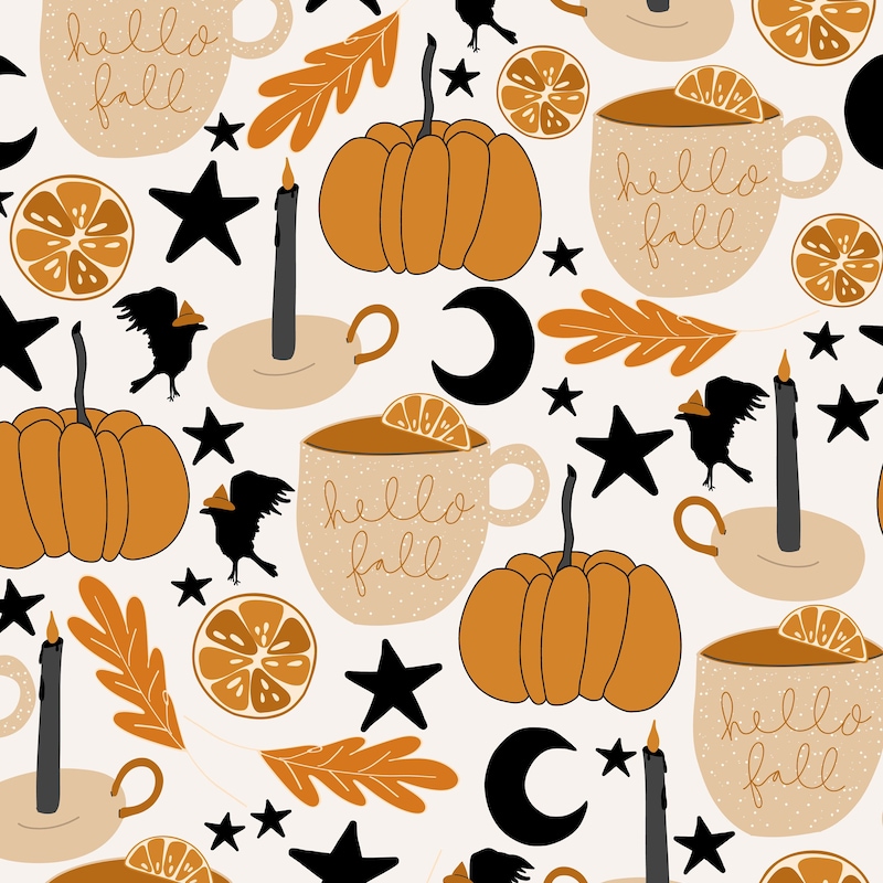 Autumn Fabric - Etsy