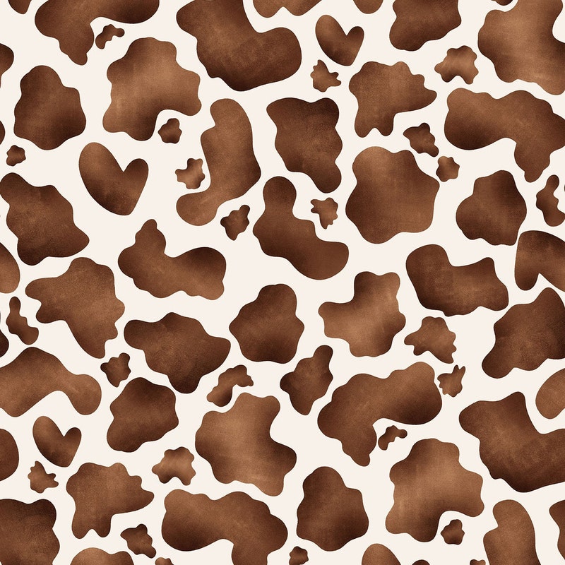 Cow Print Fabric - Etsy