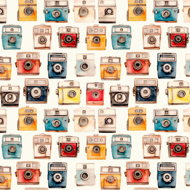Camera Fabric - Etsy