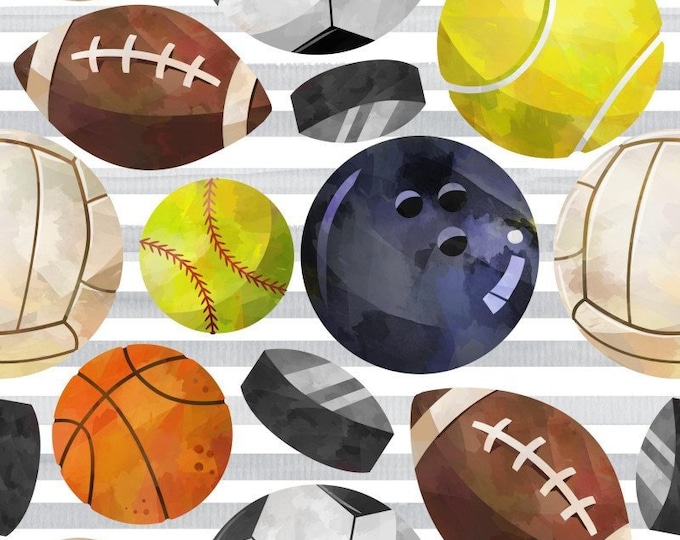 Fitness Fabric Sporty Stickman by Seesawboomerang Exercise Sports ...