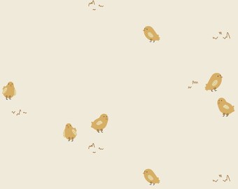 Chick Fabric Easter Chicks Pink by Shopcabin Baby Chicks Easter Bird ...