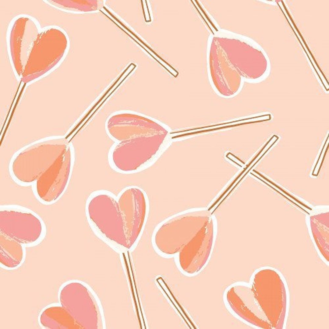 Pink Sucker Fabric, Indy Bloom Design, Lollipop Fabric, Quilting Cotton ...