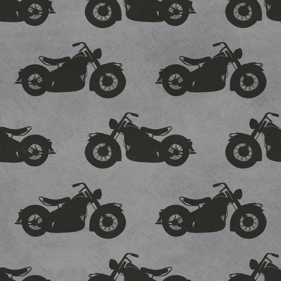Gray Motorcycle Fabric, Fabric by the Yard, Vehicle Fabric, Cate and ...