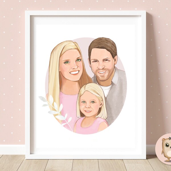 Custom Family Portrait - Etsy