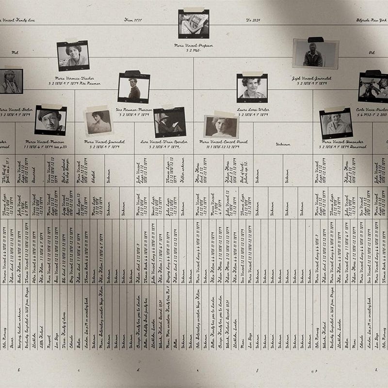 Family Tree Poster - Etsy