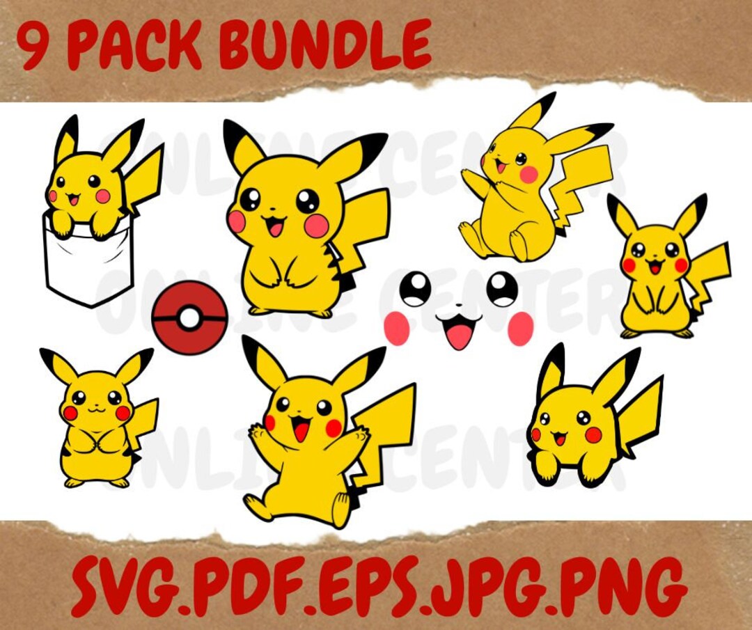 Pikachu Svgpokemon Svgpikachu Illustratorpikachu Pngpocket Pikachu ...