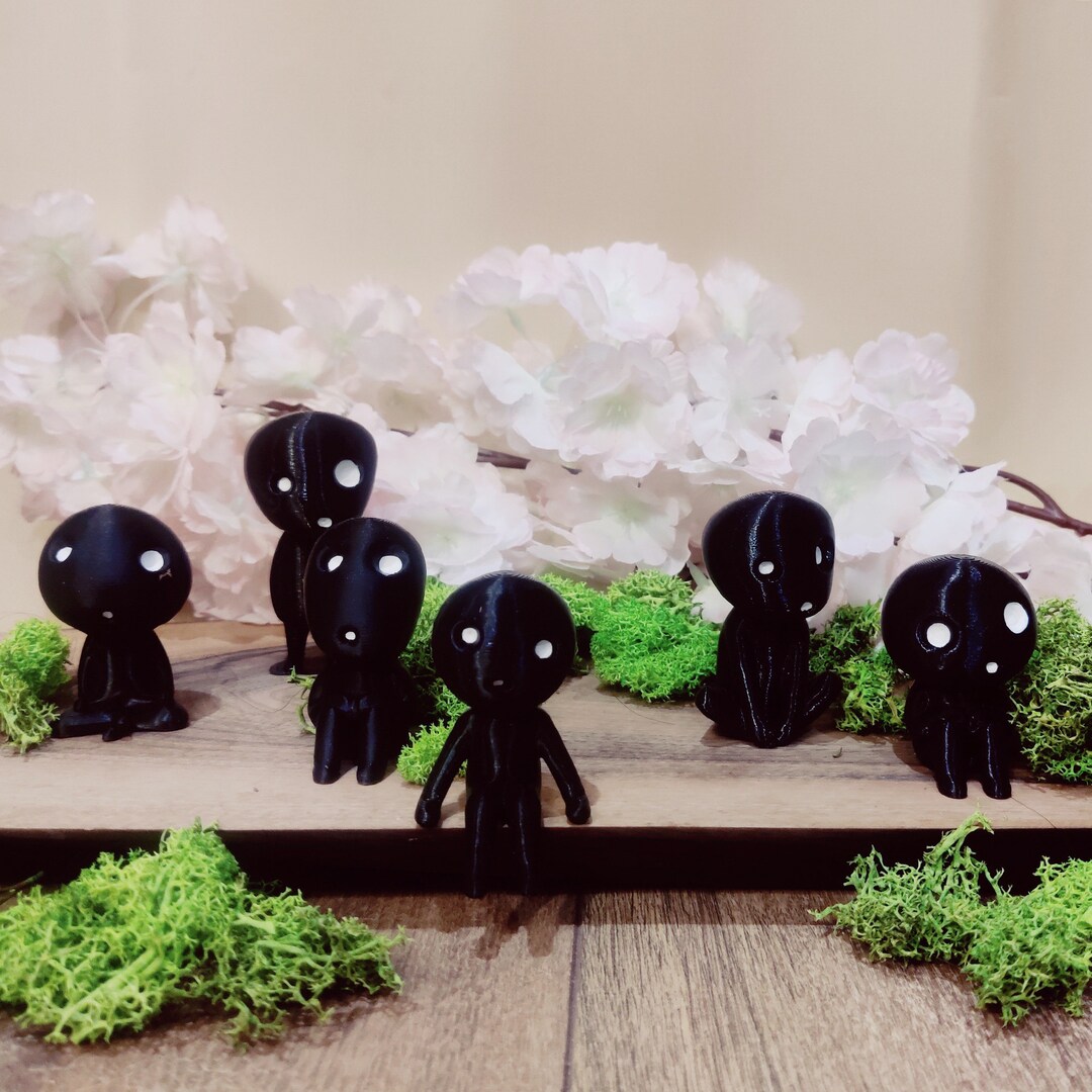 Kodama Black Edition - Set of 6 Tree Spirits - Japanese Folklore ...