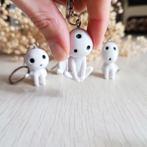 Kodama Keychain - Tree Spirits - Japanese Folklore - Forest Spirits ...