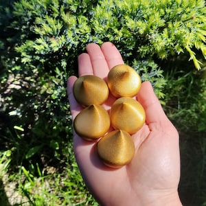 Korok Seed Set of 5 Golden Poop Zelda Breath of the Wild BOTW 3D ...