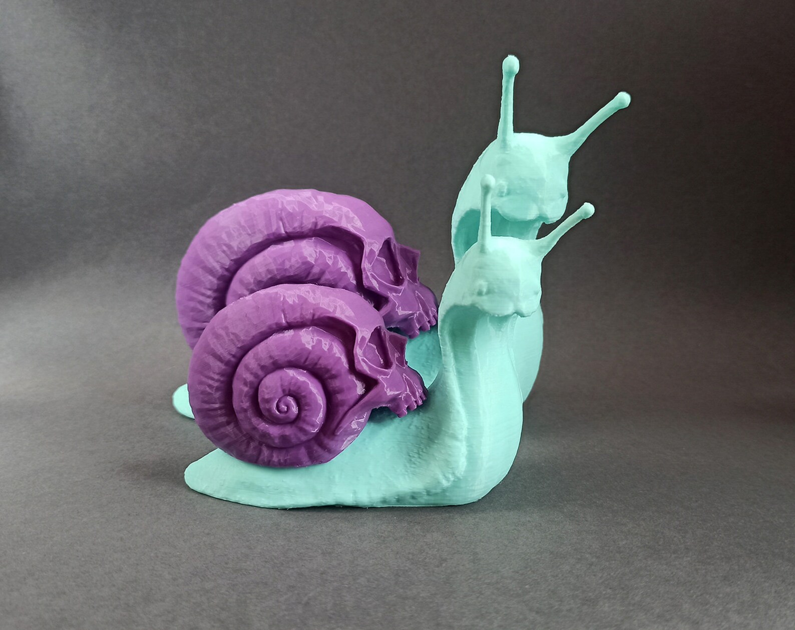 Snail Figure Snail With Skull Shell High Quality 3d Print - Etsy