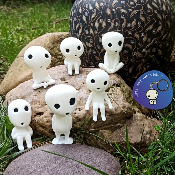 Set of 6 Tree Spirits Kodama Japanese Folklore Forest - Etsy