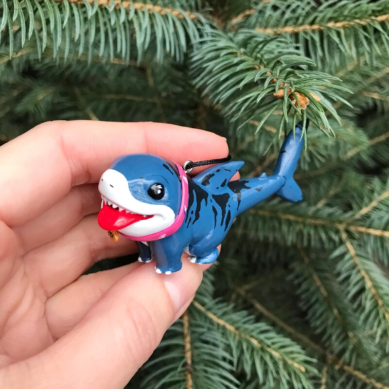Jeff the Land Shark Keychain - Etsy