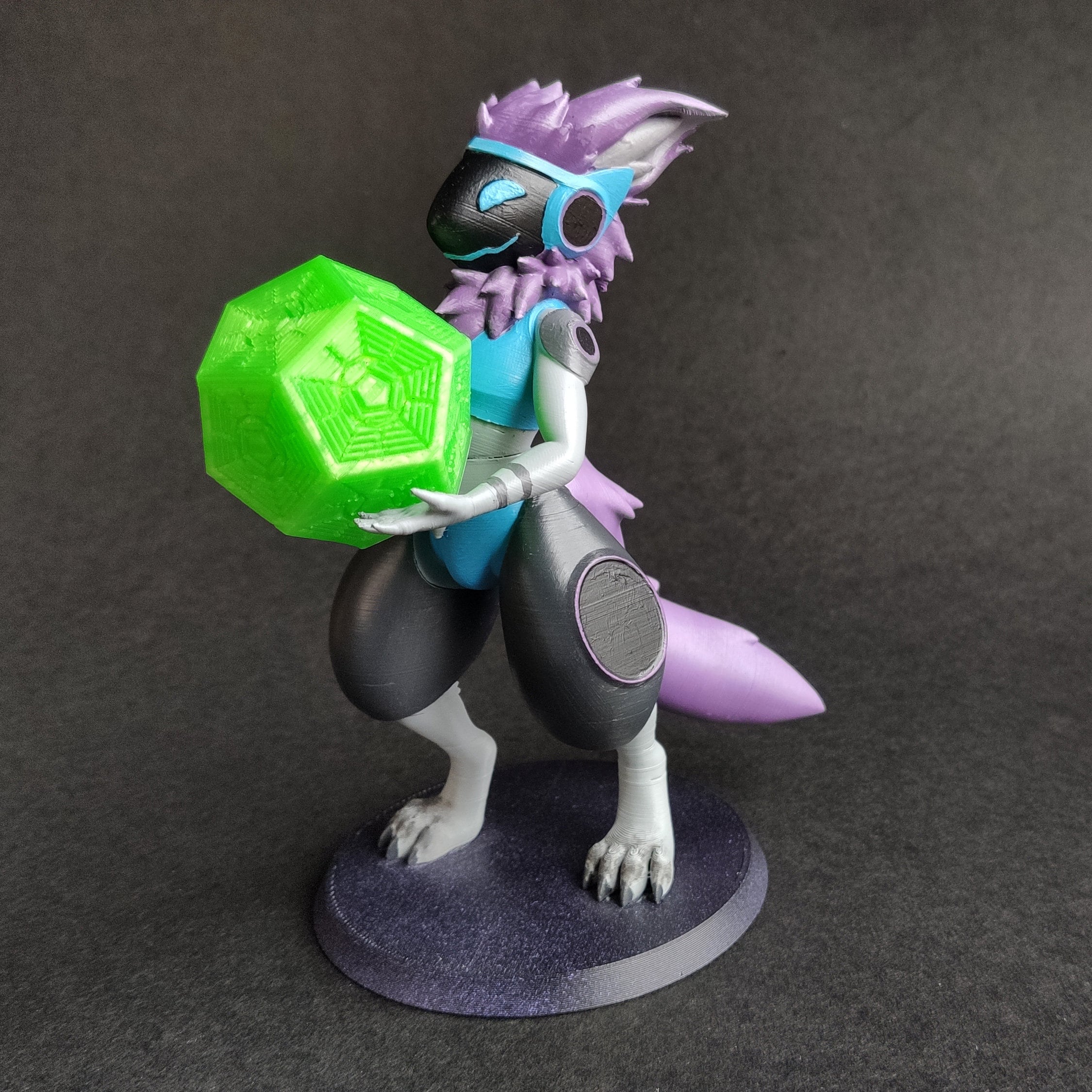 Protogen Figure Furry Fan Art Anime Animals 3D Printed - Etsy UK