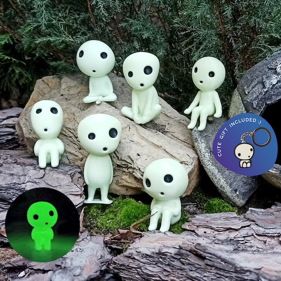 Glow Kodama Set of 6 Tree Spirits Japanese Folklore - Etsy