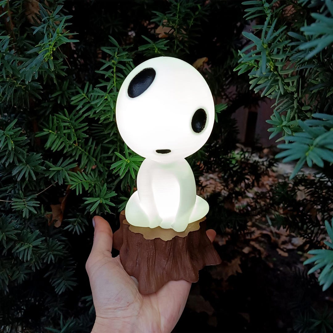 Kodama Lamp Wireless Nightlight Glow Tree Spirit Japanese Folklore ...