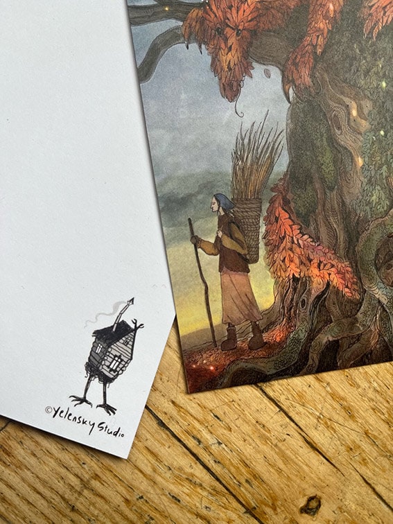 5 Art Cards Set , Folk Tales Collection, Fairy Tales Postcards - Etsy