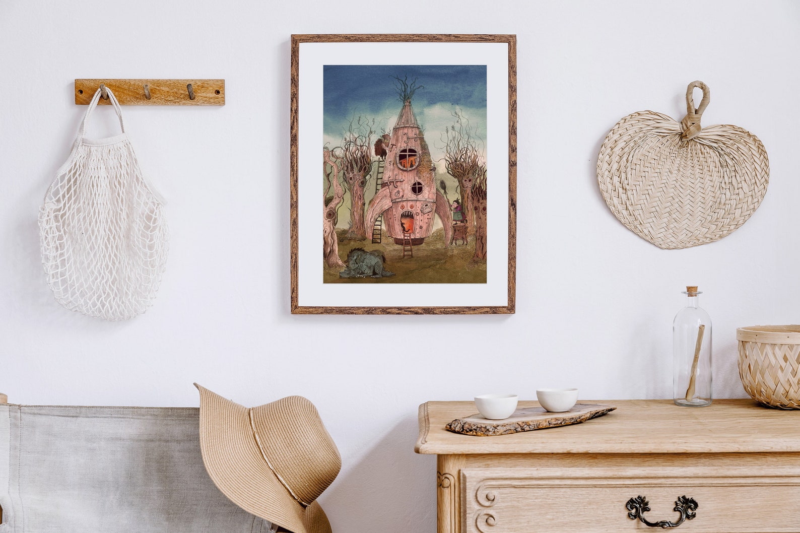 Fairy Tale Rocket Giclée Print: Folktale Art - Etsy