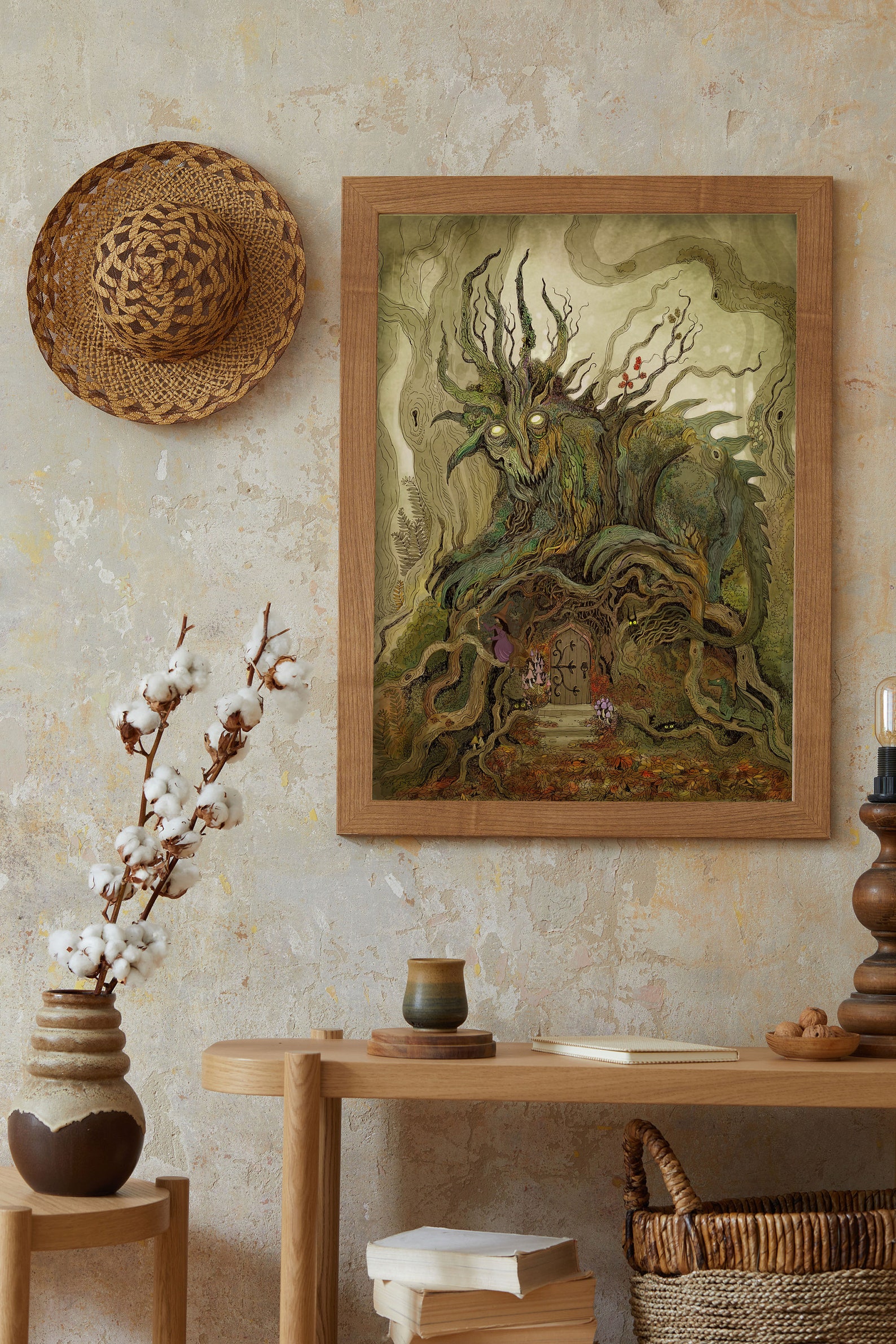 Enchanted Forest Art Print: the Guard, Fairy Tale Wall Decor - Etsy