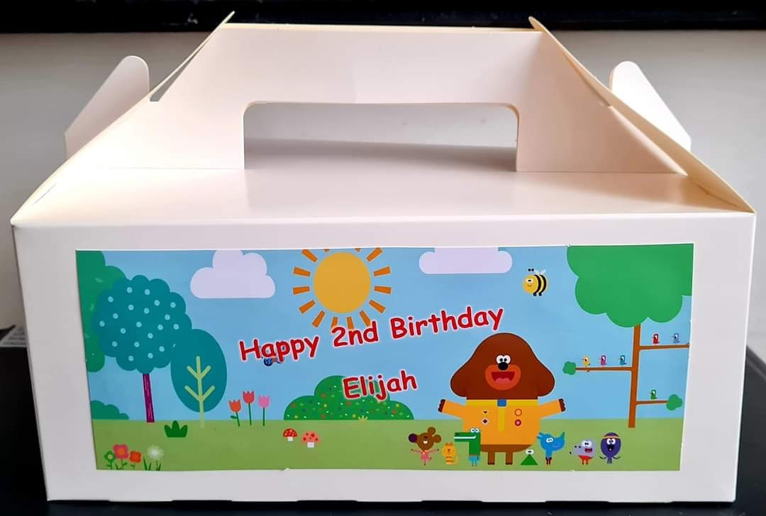 Hey Duggee Personalised Party Box, Party Favour/gift - Etsy