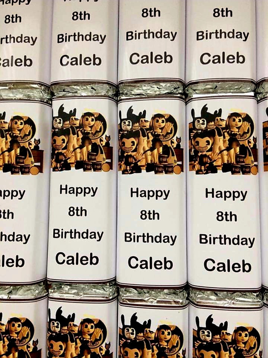 Bendy and the Ink Machine Personalised Chocolate Bars Party Favour - Etsy