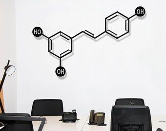 Molecule Wall Art | Etsy