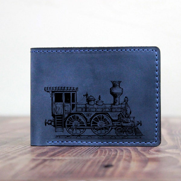 Leather Train Wallets for Men - Etsy