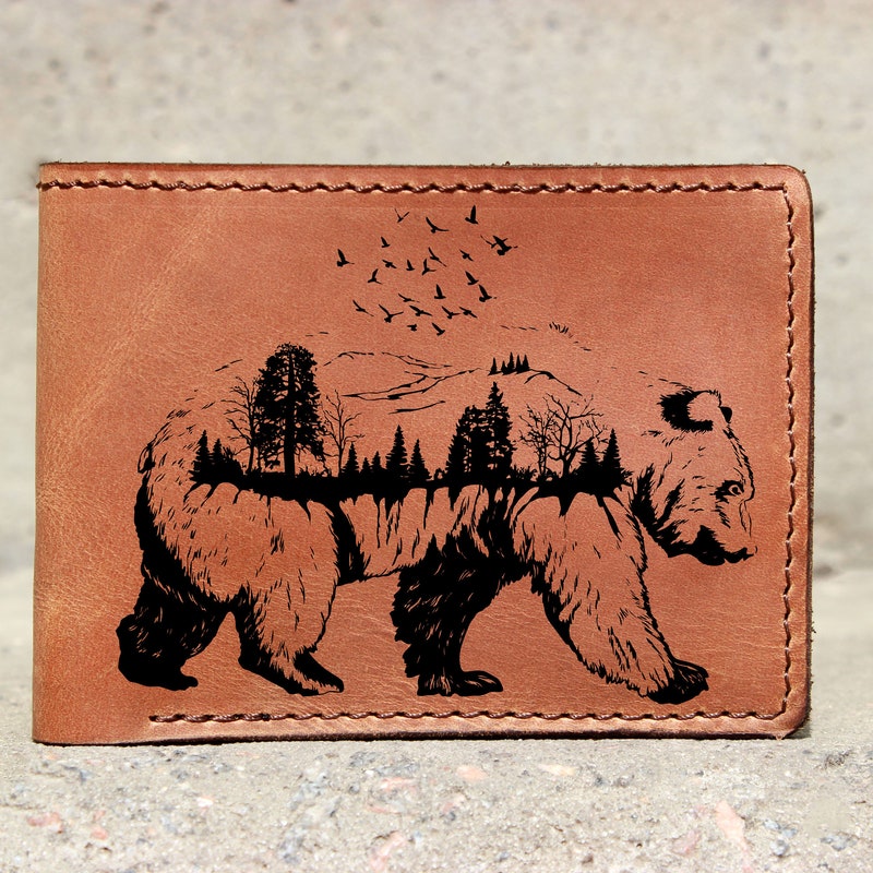 Bear Wallet - Etsy
