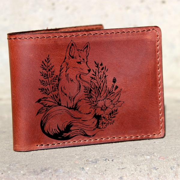 Fox Wallet - Etsy