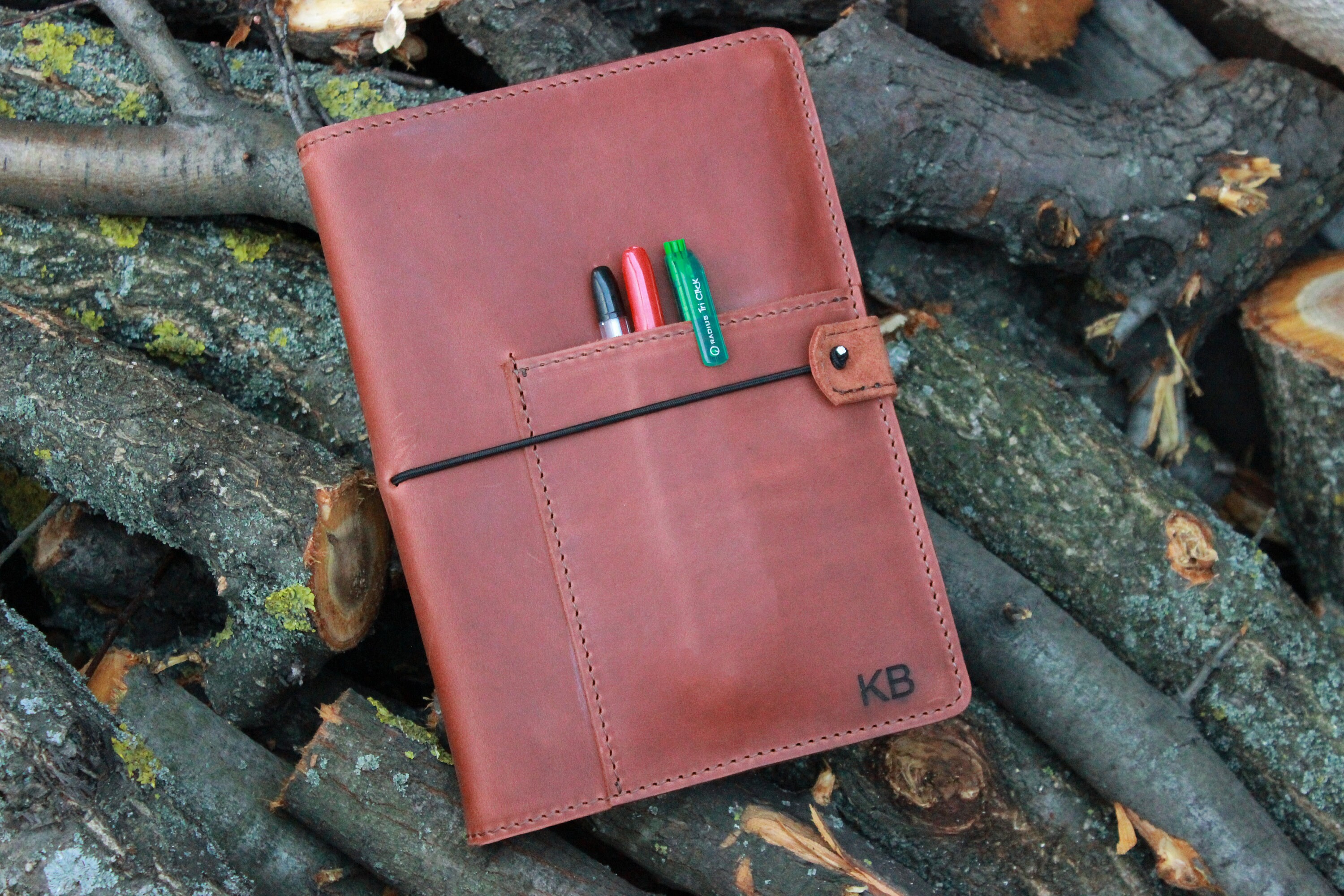 Hobonichi Leather Notebook Cover / Leather Book Cover / | Etsy