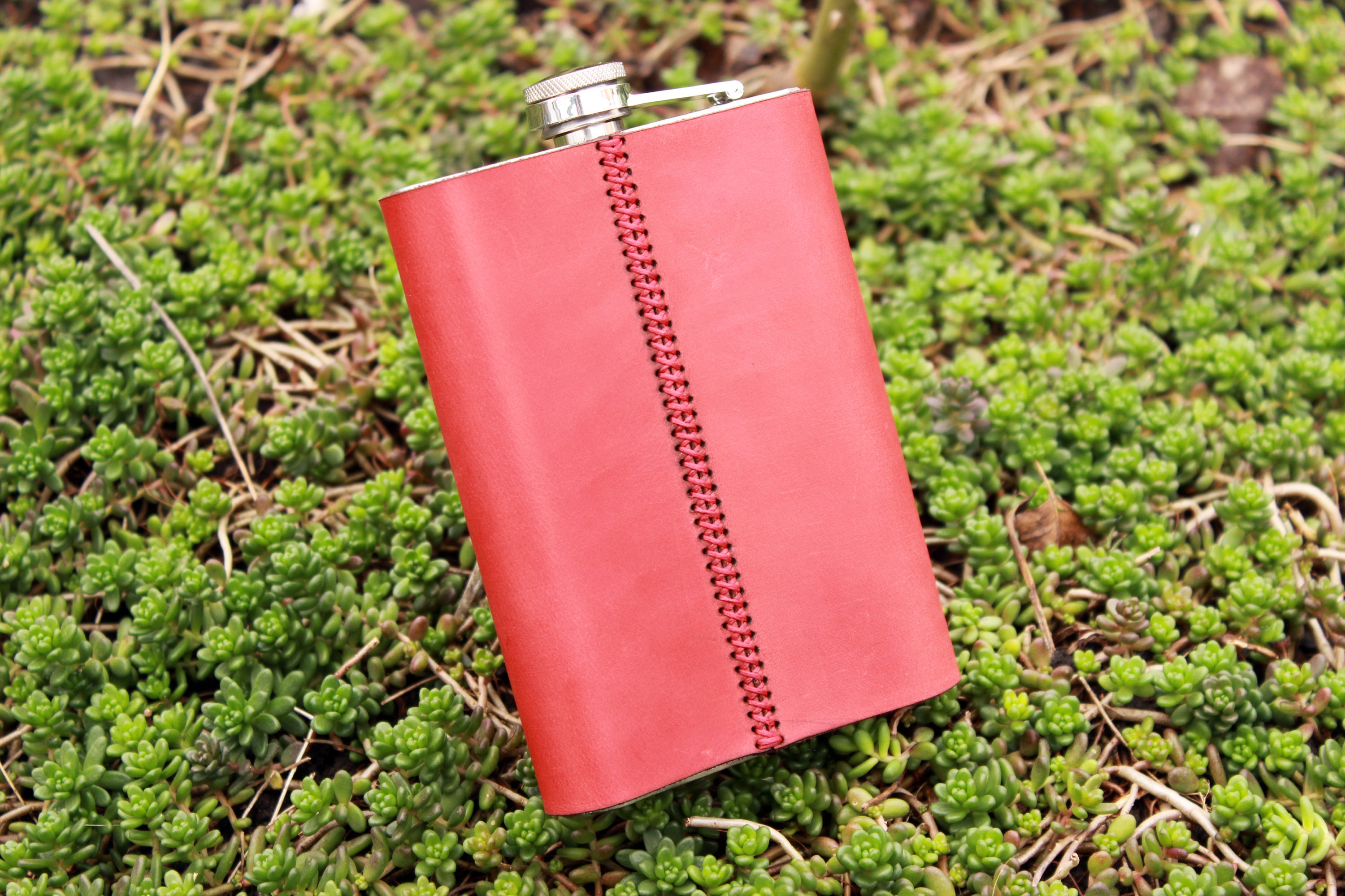 Fox Lovers Gift, Husband Gift, Father Day Gift, Leather Flask,nautical ...