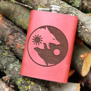 Odin Flask, Thor Gift, Viking Groom Flask, Celtic Flask, Norse Engraved ...