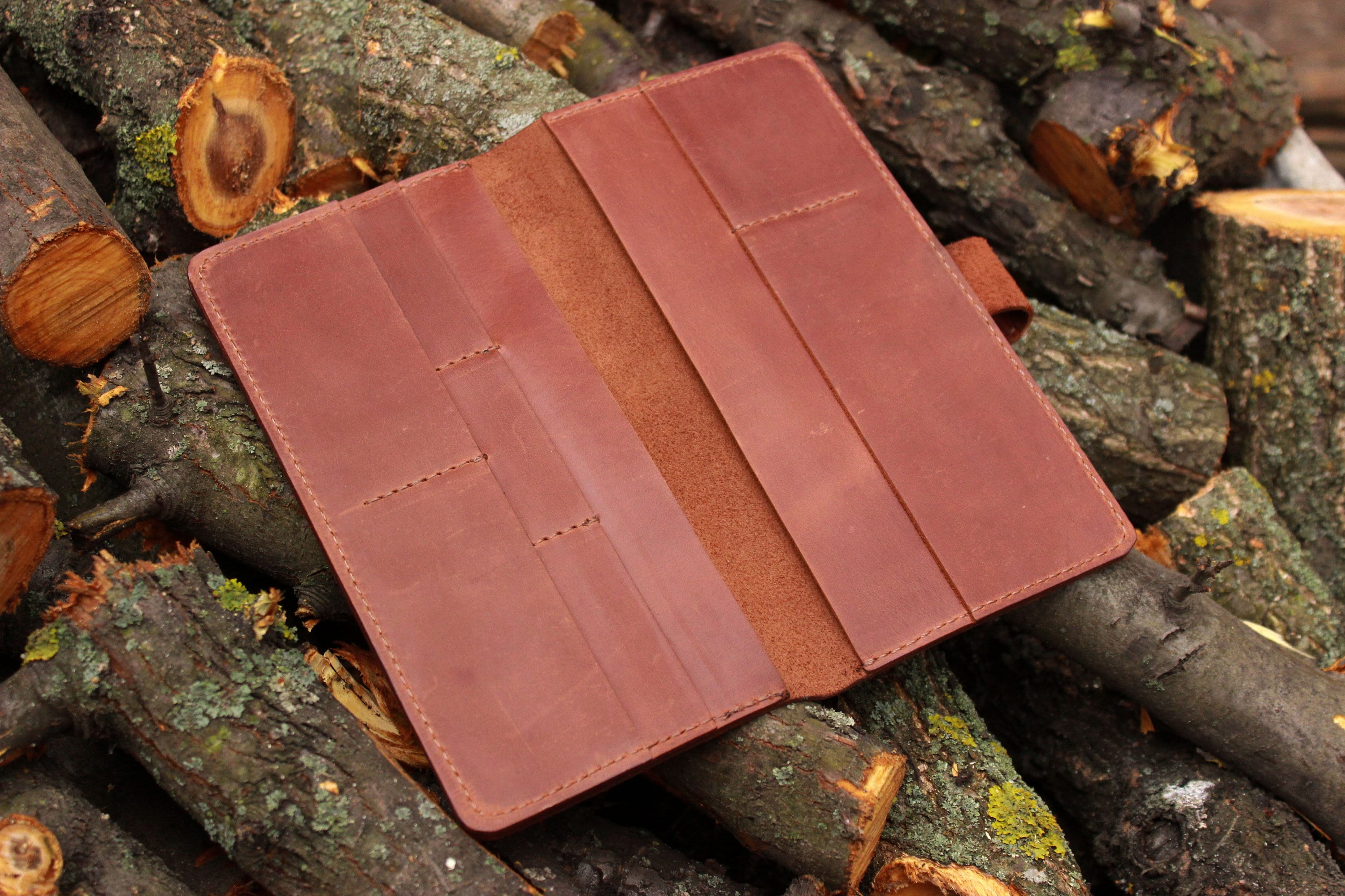 Personalized Leather Travel Wallet Family Passport - Etsy