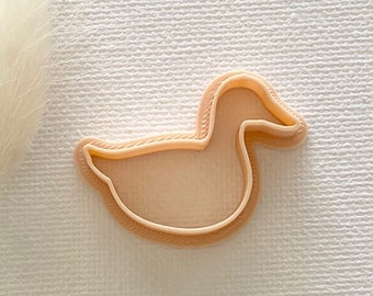 Duck Shape Cutter for Polymer Clay Bird Farm Animal Set of 2 Cut Out ...