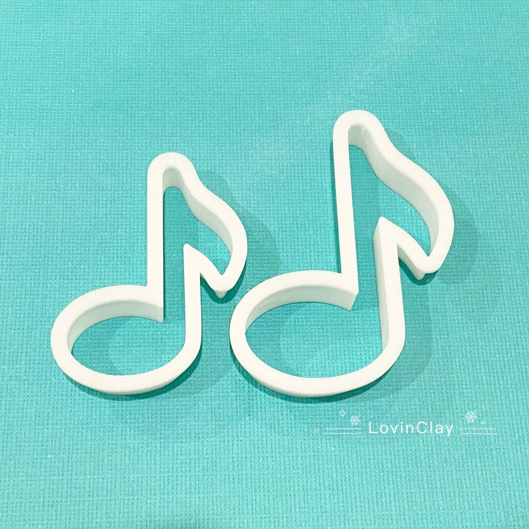 Music Note Polymer Clay Cutter, Quaver Shaped Clay Cutters - Etsy UK