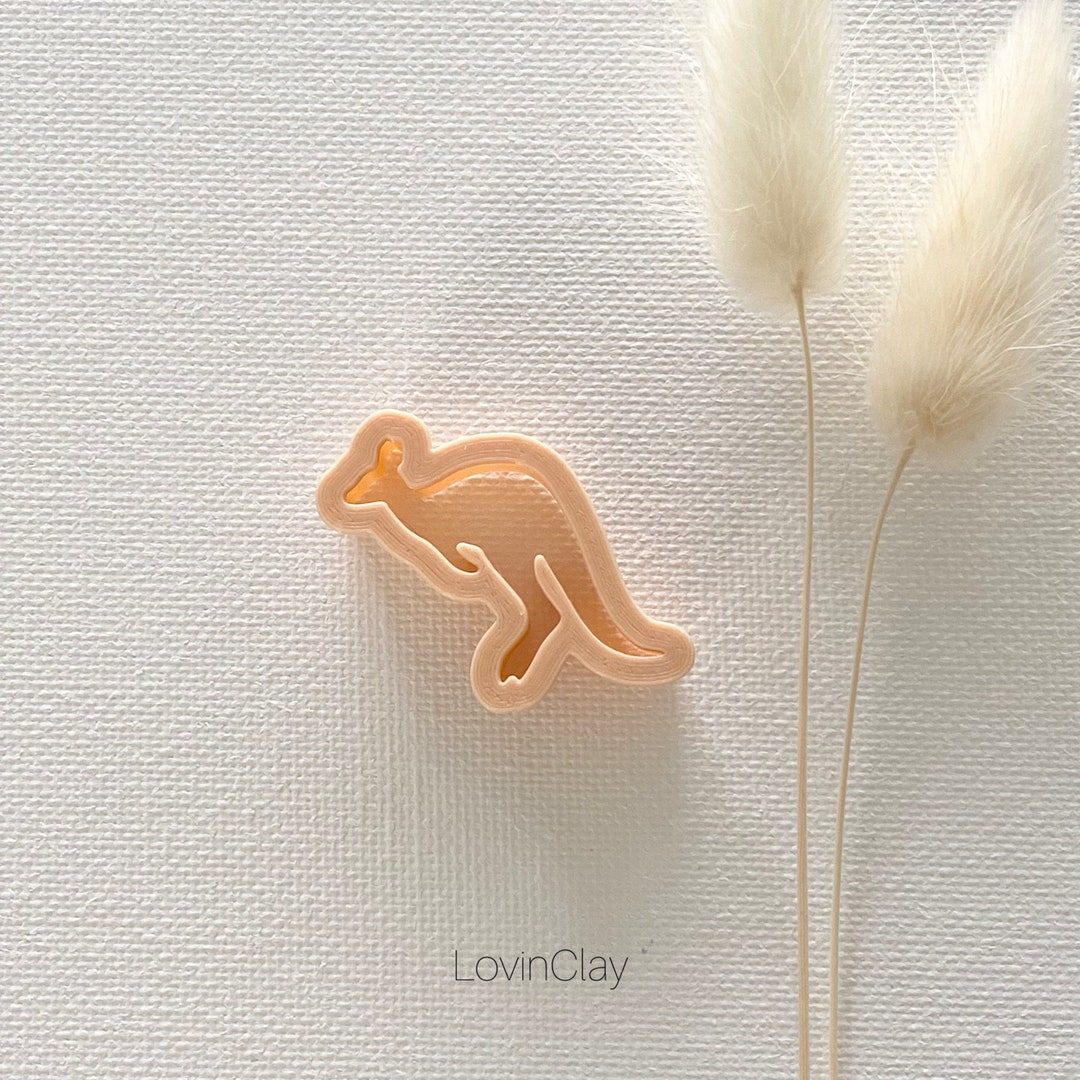 Kangaroo Polymer Clay Cutter (style 1) - Etsy Australia