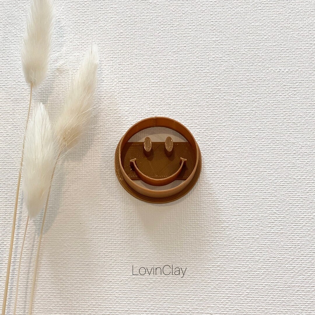 Smiley Face Polymer Clay Cutter - Etsy