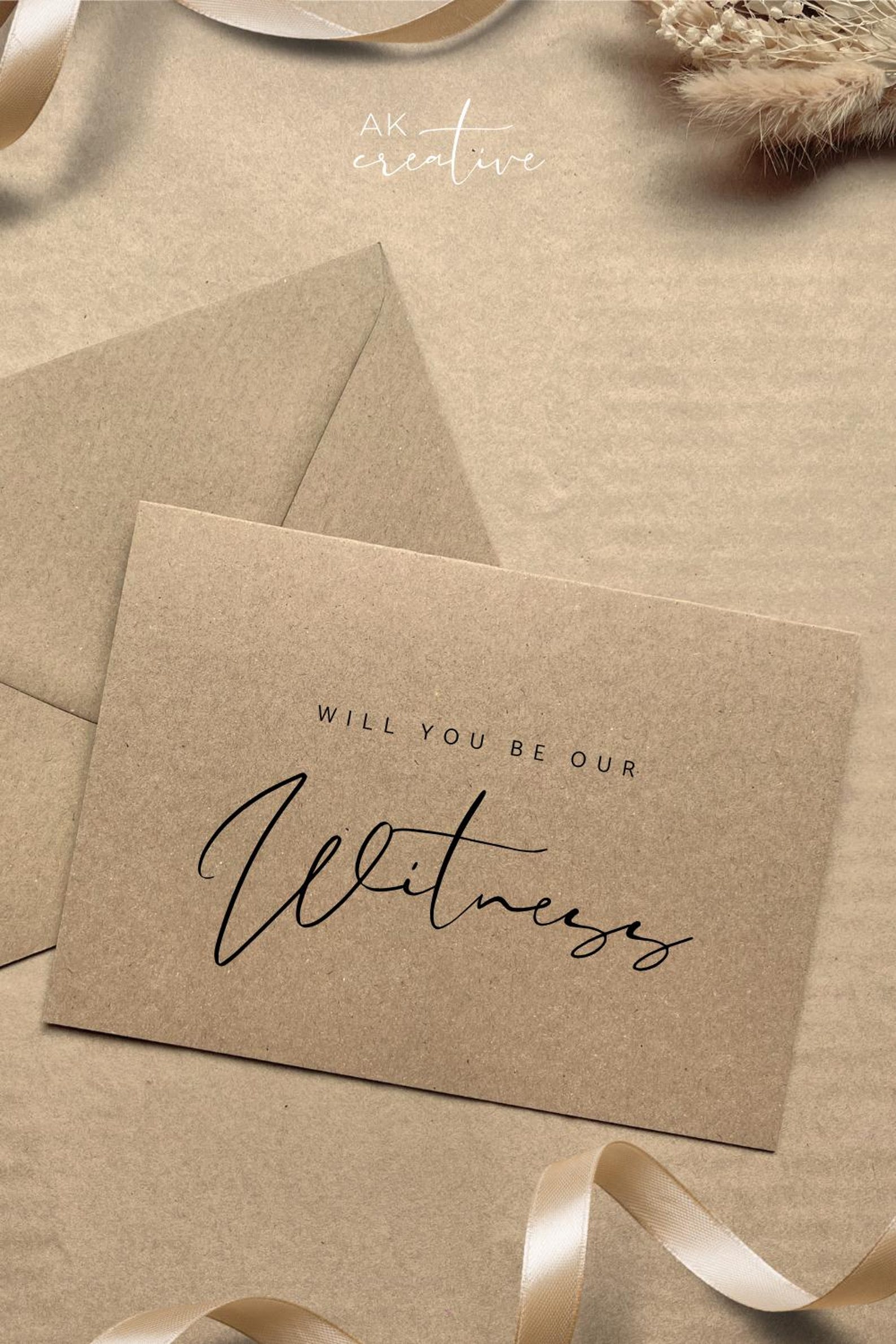 Witness | Will You Be Our Witness Card - Witness Proposal Card - Card ...