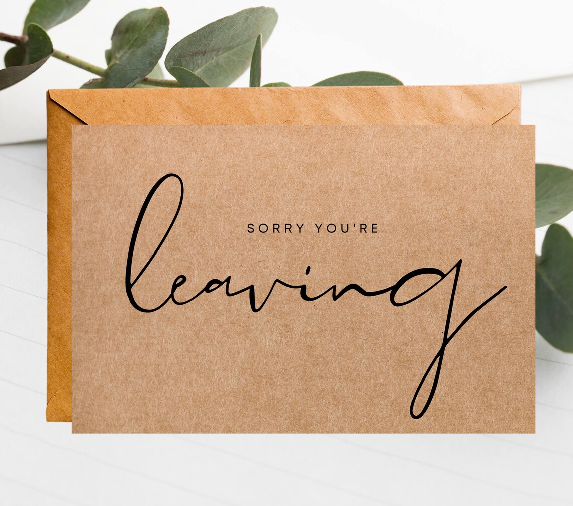 LEAVING CARD Eco Card Leaving Card Congratulations On The Etsy UK leaving-card-eco-card-leaving-card-congratulations-on-the-etsy-uk