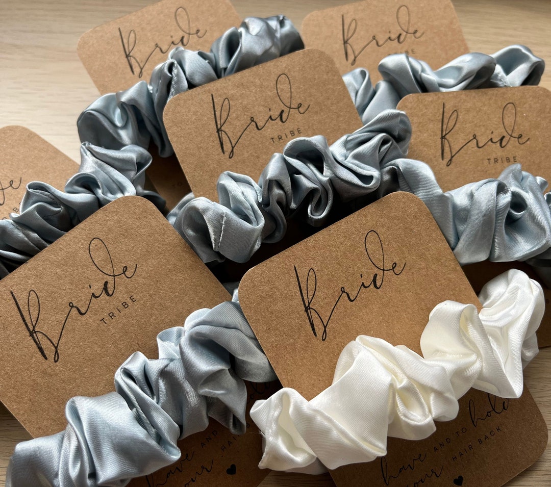 Blue Hen Do Scrunchies | Bride Tribe Favours-blue Hen Party Favours - I ...