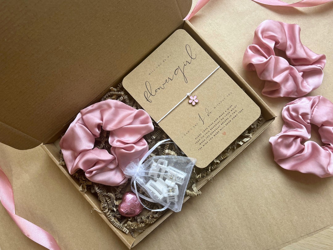 Flower Girl Box | Gift for Flower Girl - Thank You Flower Girl Gift ...