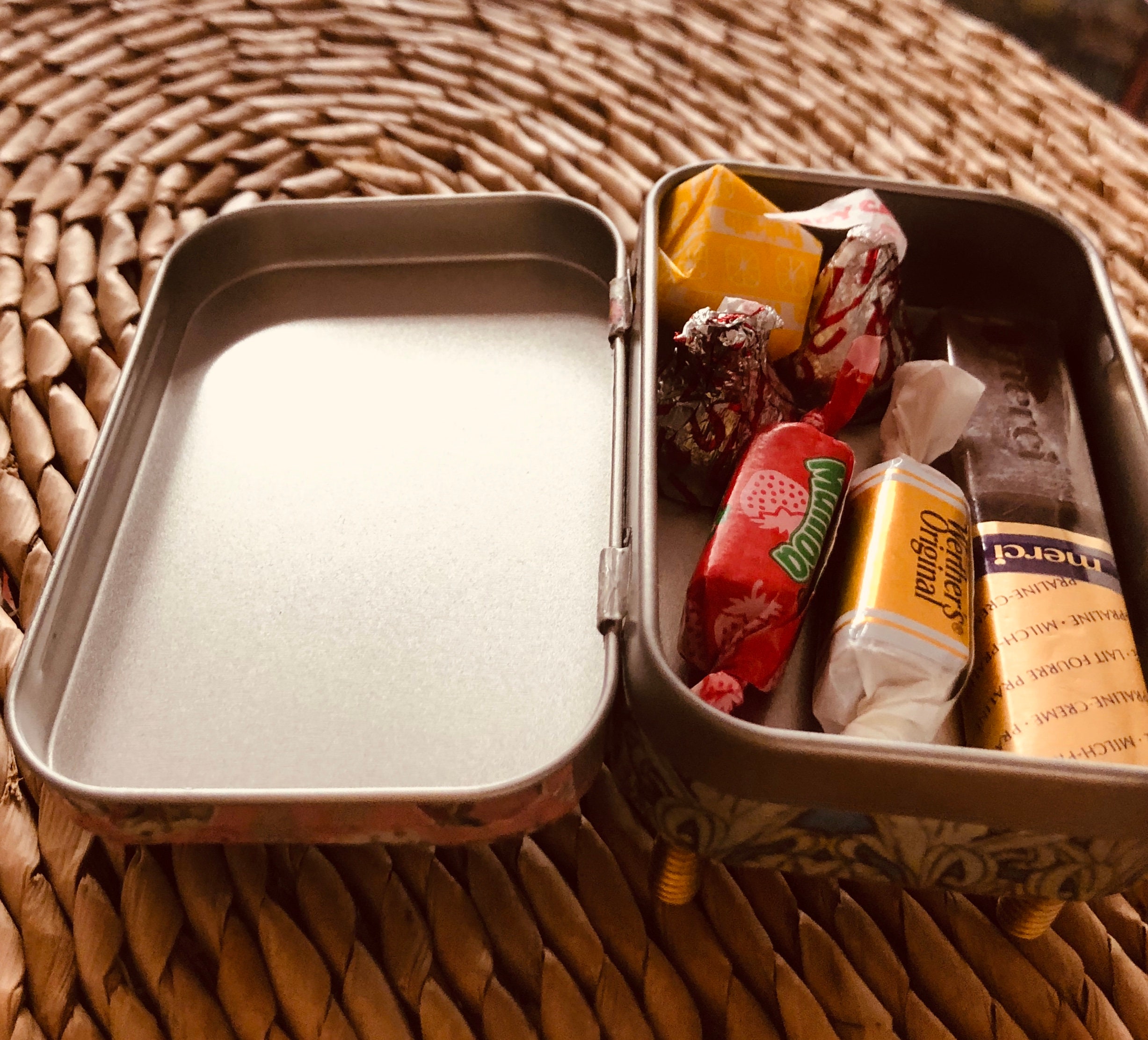 Weed Storage Tin, Jimi Hendrix Hand Painted . Altered Hinged Tin Box - Etsy