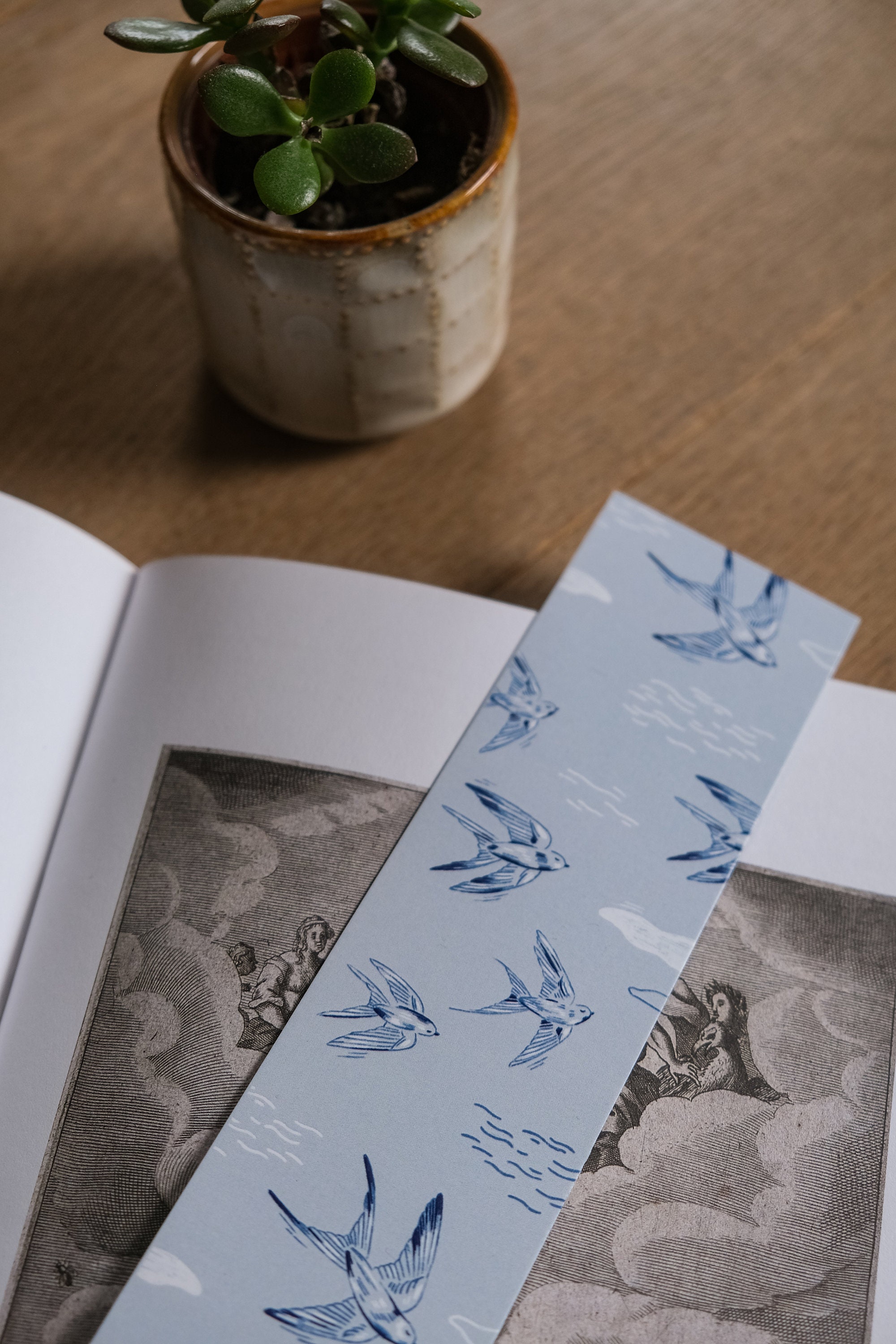 Birds Bookmark Illustrated Bookmark Bird Illustration Bookworm Book ...