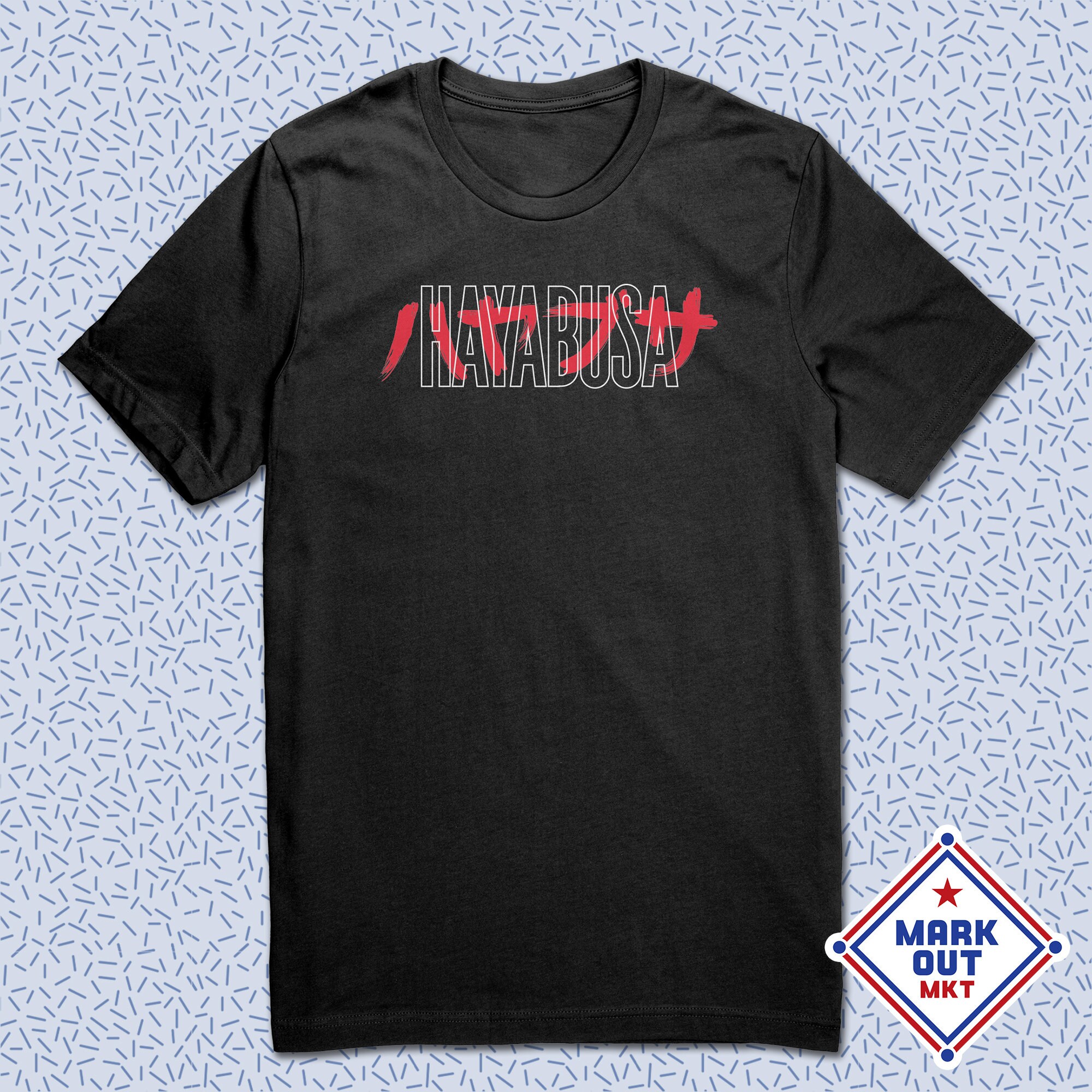 Hayabusa Brush Outline - T-shirt - Hoodie - Pro Wrestling - New Release ...