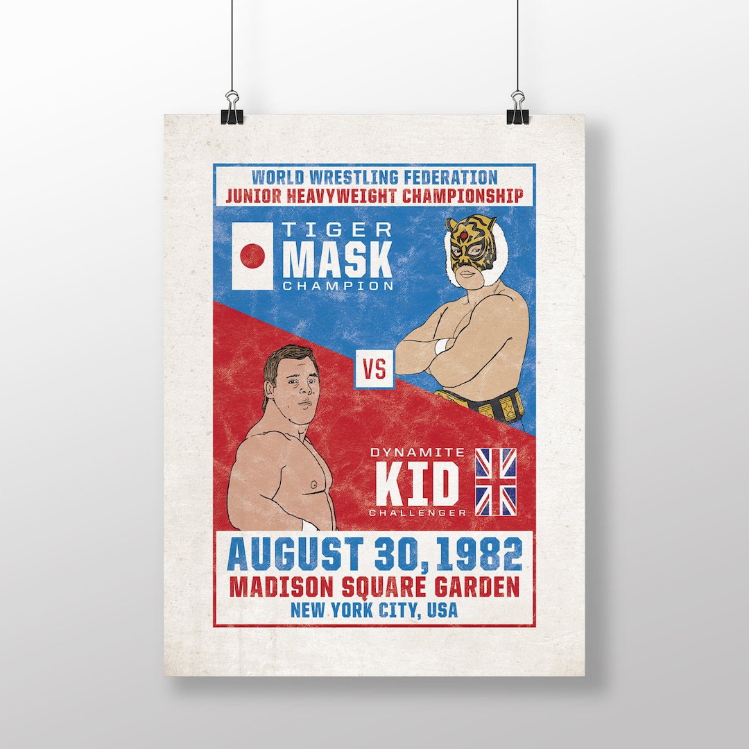 Tiger Mask Vs. Dynamite Kid 18x24" Poster - Etsy