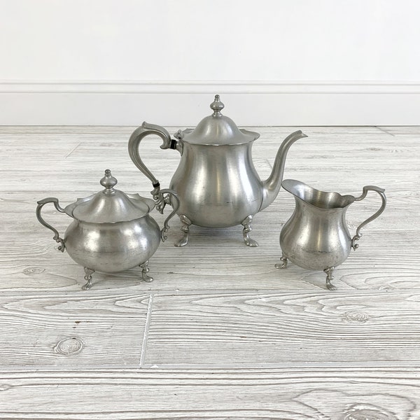 Pewter Teapot - Etsy