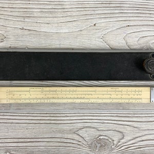 Vintage Eugene Dietzen Draftsman Ruler Vintage Maniphase Ruler 50s ...