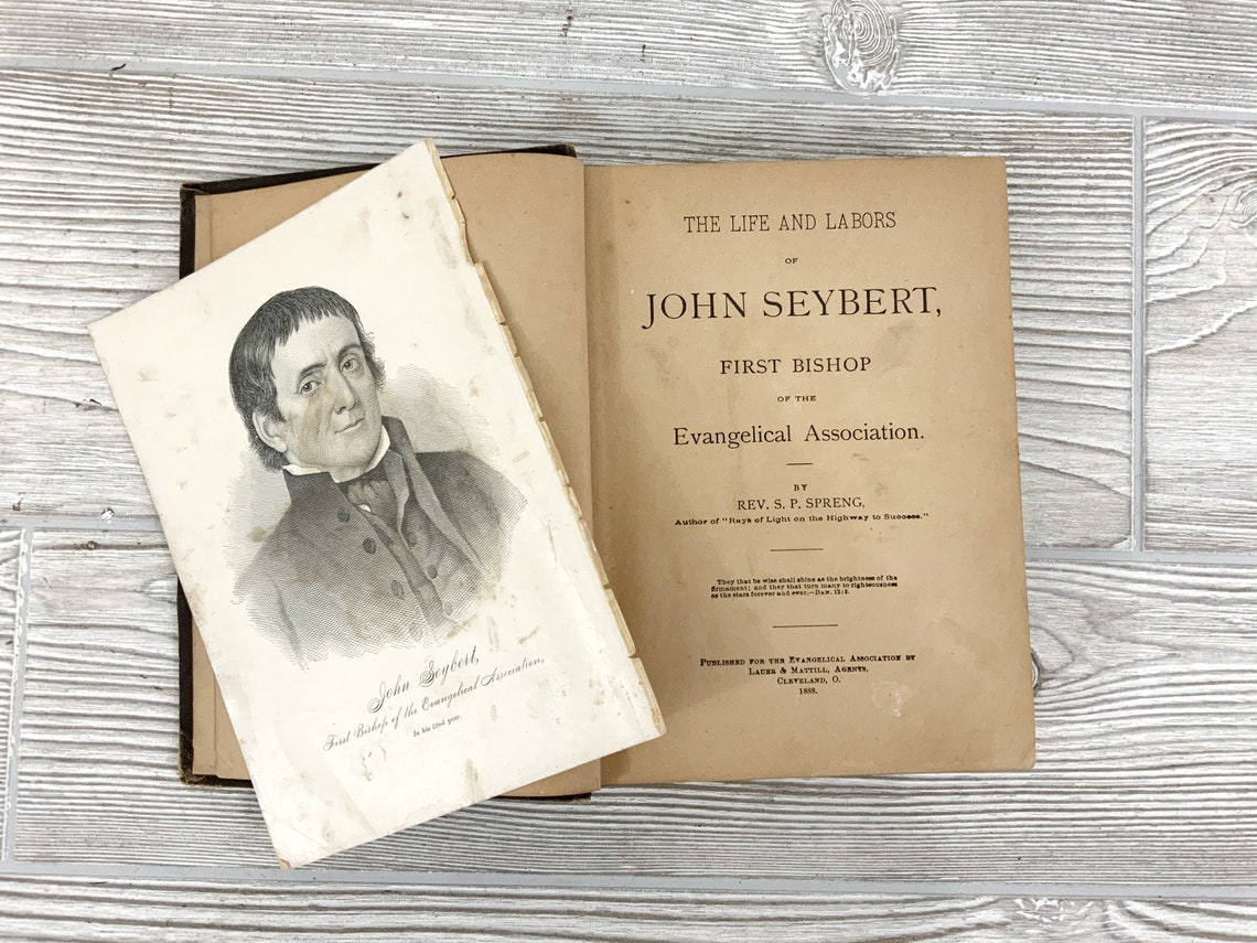 Rare the Life and Labors of John Seybert First Bishop of the | Etsy